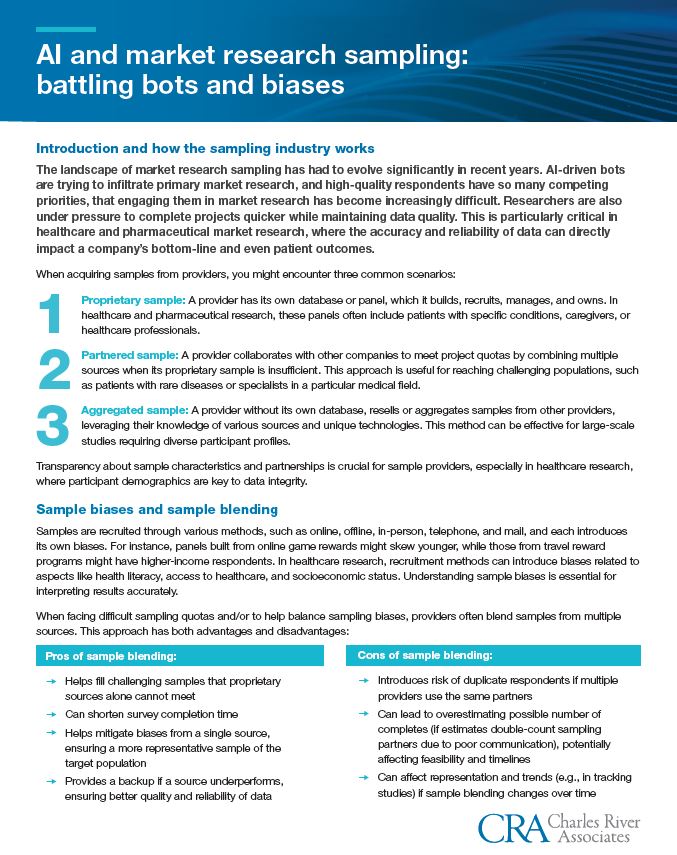 AI and market research sampling: battling bots and biases | Insights ...